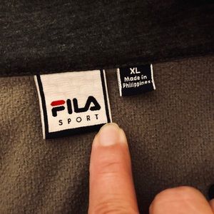 Fila | Jackets & Coats | Fila Sport Mens Zip Front Long Sleeve Jacket ...